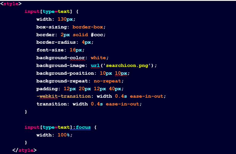 Jak zrobić animowany pasek wyszukiwania w HTML i CSS? - Twórcy Stron